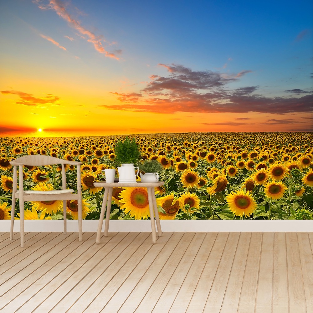 Wallpaper Field of sunflowers